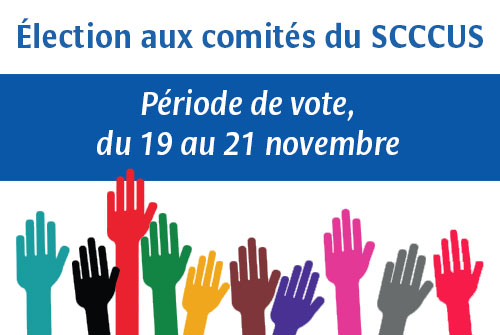 Vote à l'élection aux comités - SCCCUS
